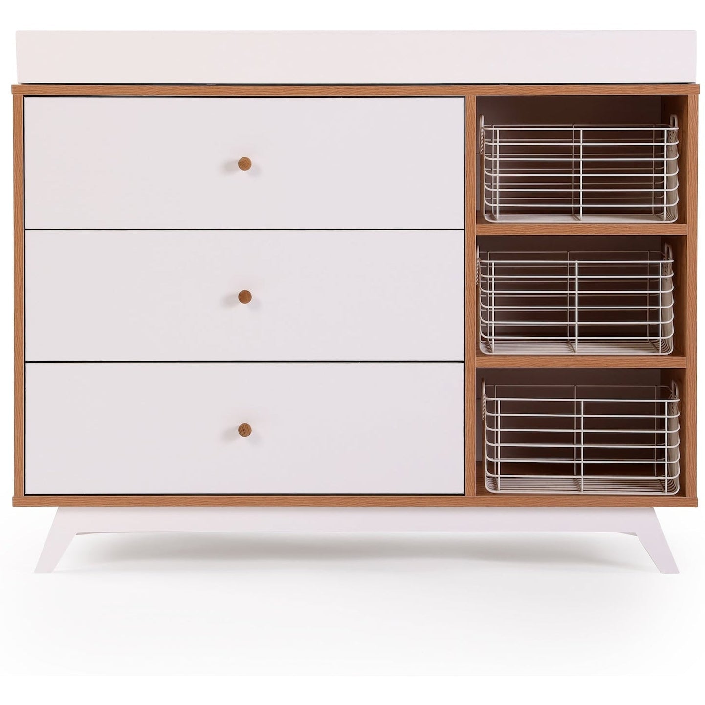 Dadada Central Park 3-Drawer + Two Shelves Dresser — Lullaby Baby ...