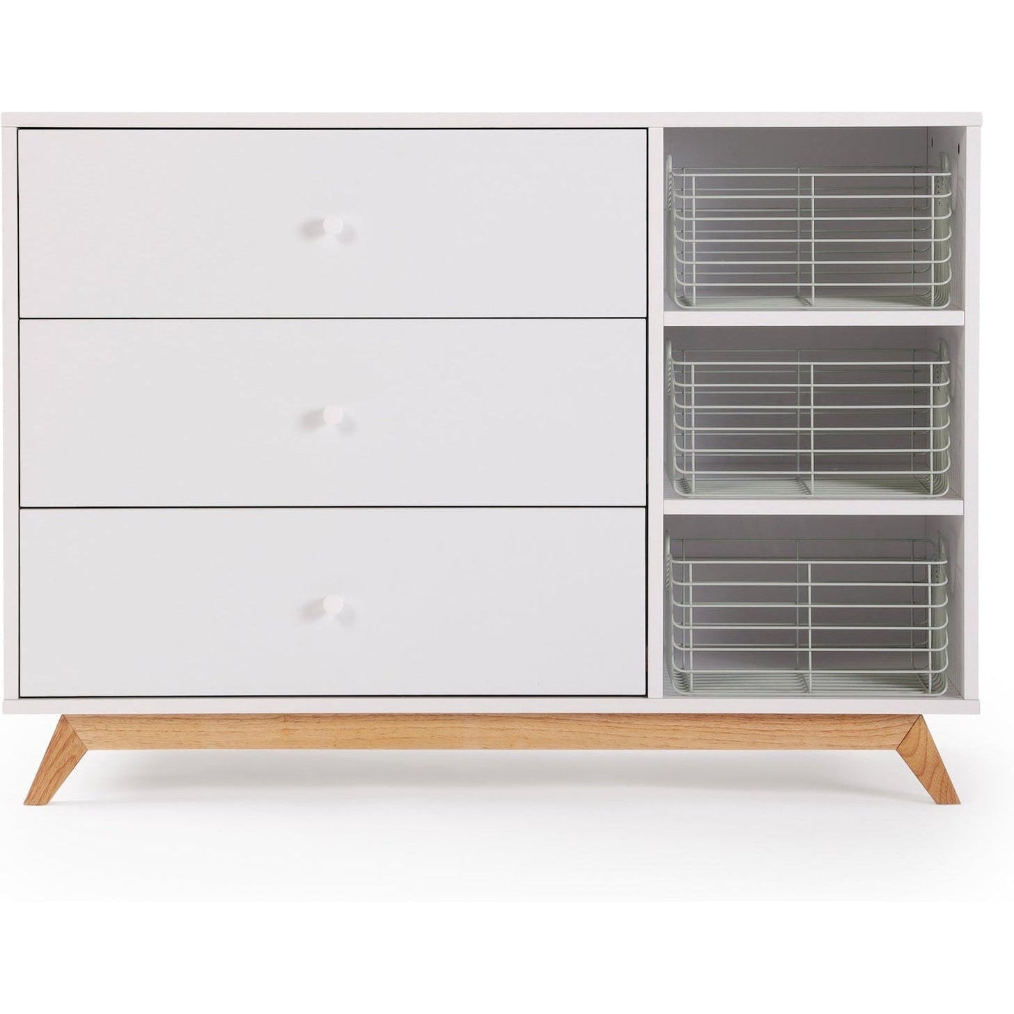 Dadada Central Park 3-Drawer + Two Shelves Dresser — Lullaby Baby ...