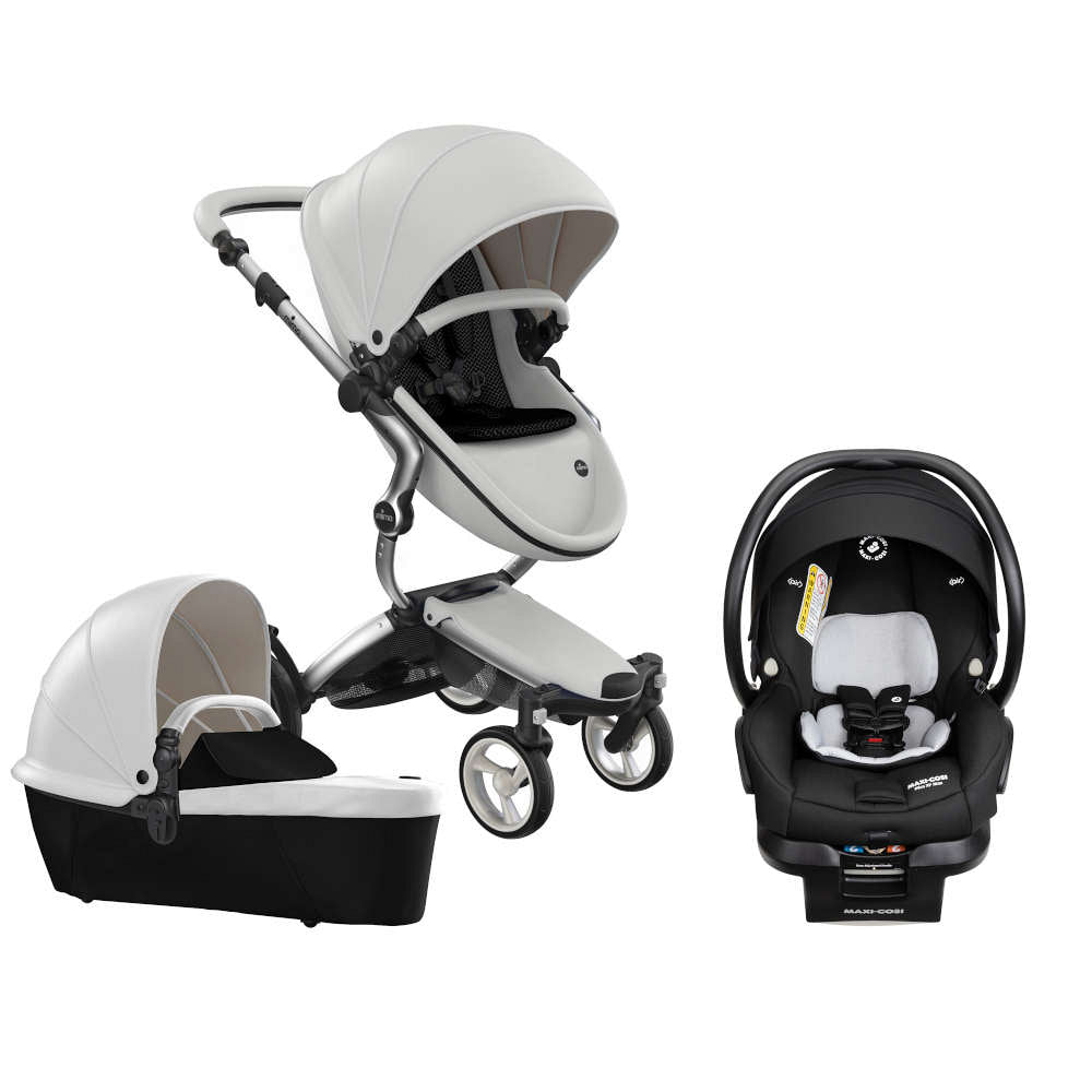 Mima Xari 4G Stroller + Maxi Cosi Mico XP Max Infant Car Seat Travel S ...